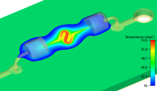 Disipación del calor producido por el efecto Joule